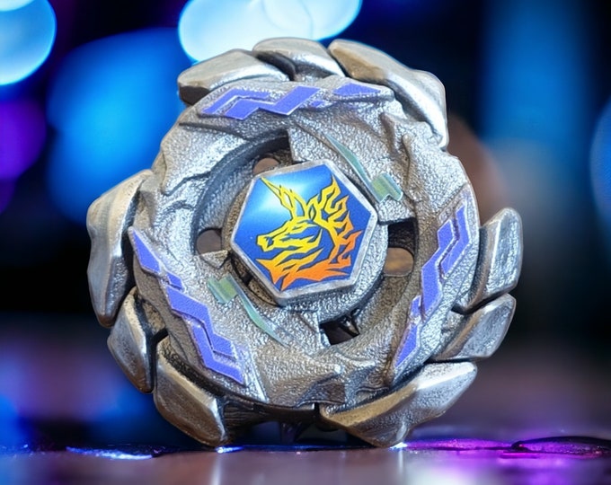 FULL METAL Beyblade - Blitz Striker (unicorno) 100RSF (metal Fight) - Etsy