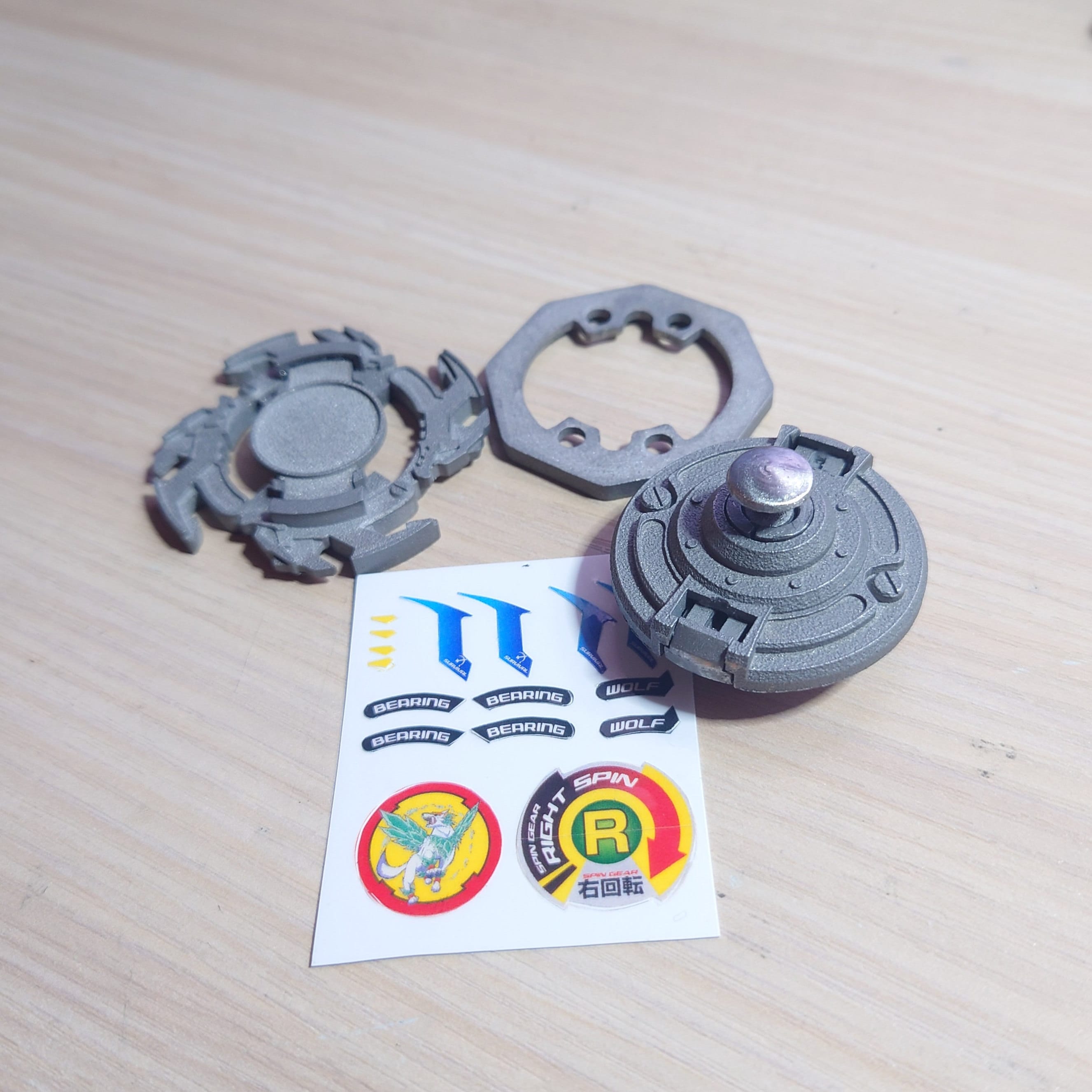 FULL METAL Beyblade Wolborg 1 stainless Steel - Etsy