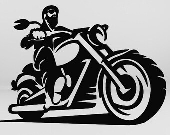 Motorcycle Dxf Svg Png Files Vintage Laser Cut - Etsy