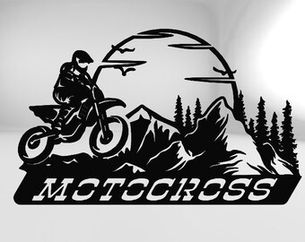 Plasma Dxf Files Motocross - Etsy