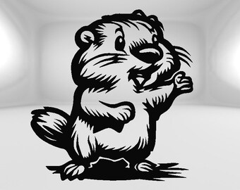 Beaver Dxf Svg Png Files Beaver Beavers Cut File - Etsy