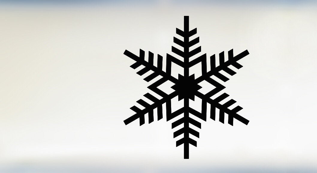 Snowflake Dxf Svg Png Files Snowflake Laser Cut Cute - Etsy