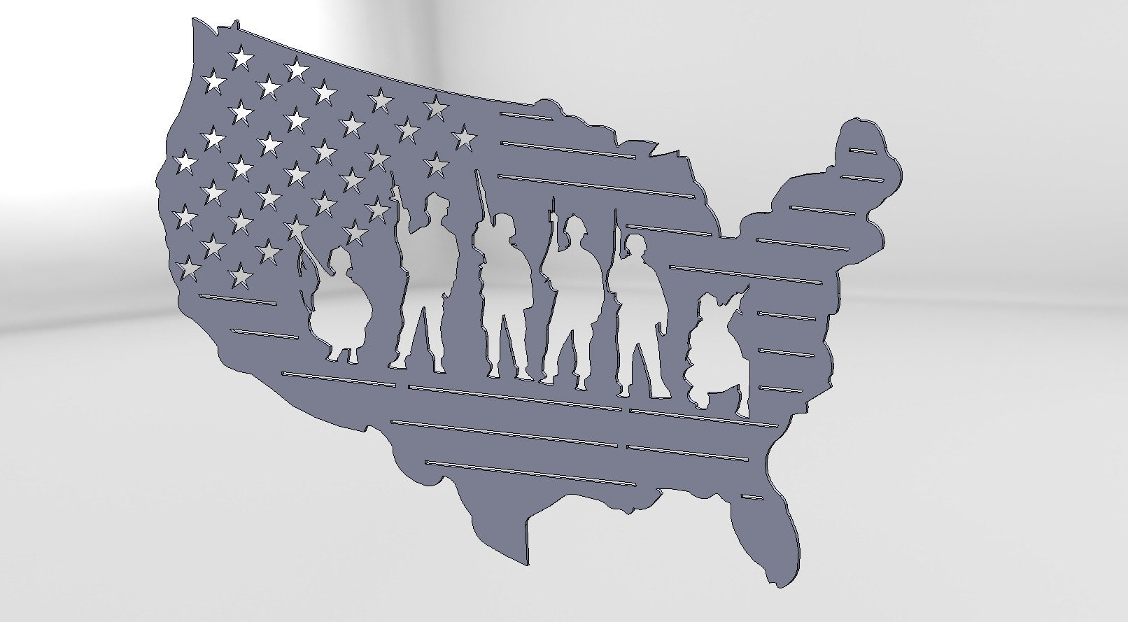 Drawing & Illustration Metal Plywood Vinyl Tshirt Mug Sticker Soldier ...