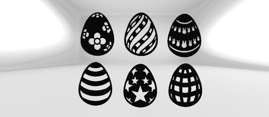 Eggs Dxf Svg Png Files Egg Eggs Pattern Easter - Etsy Ireland