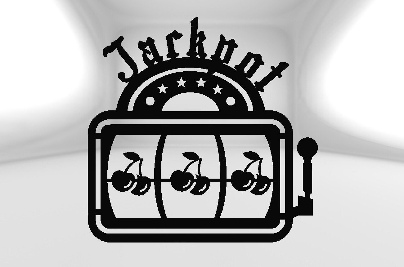 Jackpot Svg Png Dxf Files Gambling Casino for Cnc Laser - Etsy