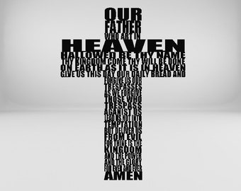 Cross Our Father Svg - Etsy