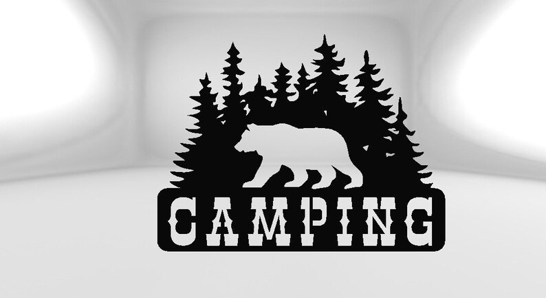 Camping Dxf Svg Png Files Camp Camping Camper Forest - Etsy