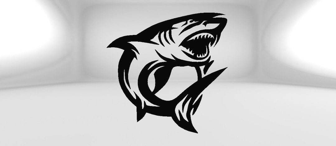 Shark Svg Dxf Png files Shark Laser cut Shark Dxf For - Etsy Portugal