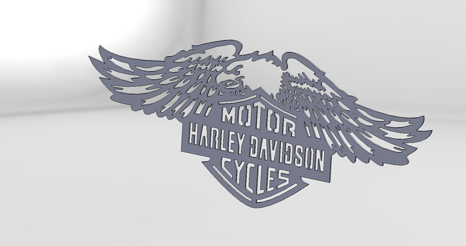 Harley Davidson Dxf Svg Png Files Eagle HD for Cnc Laser - Etsy