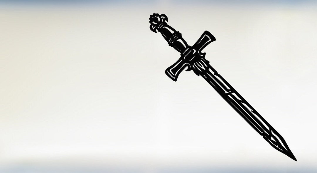 Espada Dxf Svg Png archivos corte láser espada cuchillo - Etsy España