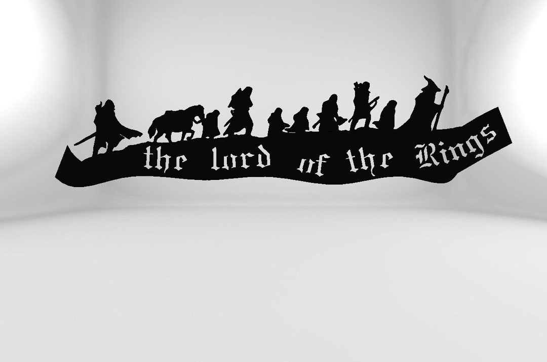 The Lord of the Rings Svg Dxf Png Files Lotr for Cnc Laser - Etsy Australia