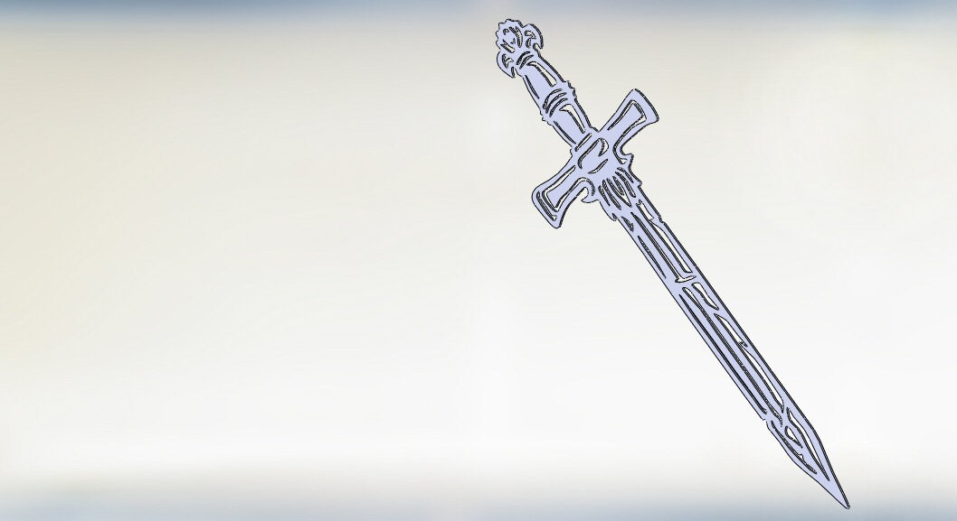 Sword Dxf Svg Png Files Laser Cut Sword Knife Vintage - Etsy Australia