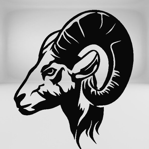 Laser cut ram svg - Etsy France
