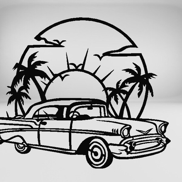 Chevy Car Laser File - Etsy