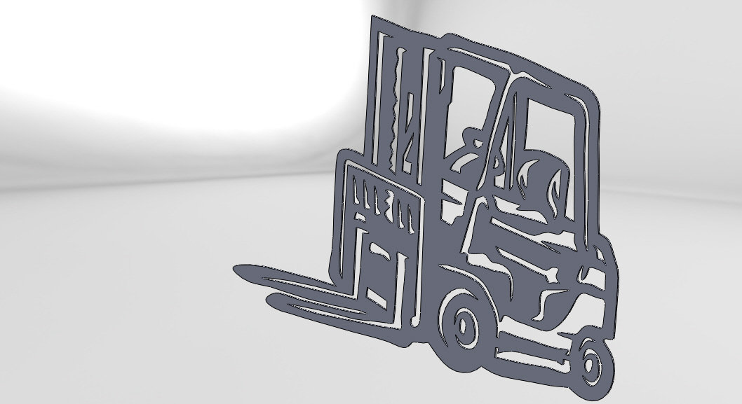 Forklift Dxf Scg Png Files Forklift Laser Cut Lift - Etsy