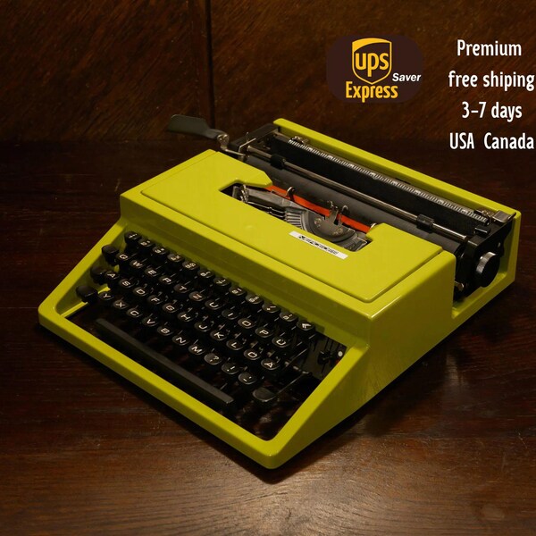 Green Typewriter - Etsy