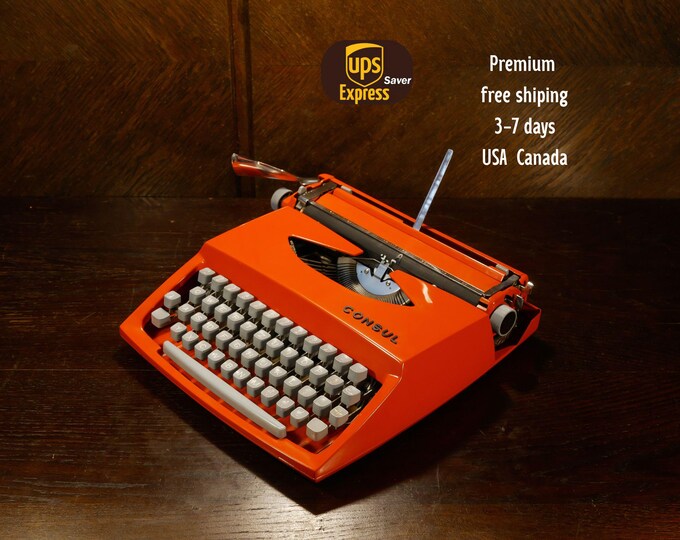 Techno Font! 1968 Black Adler Tippa S Ultra Portable Manual Typewriter ...