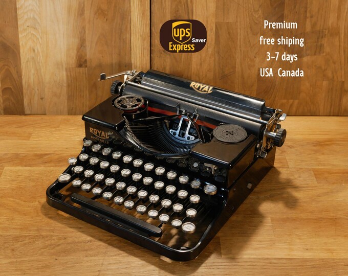 Rare 1930s Royal Portable Model "p" Typewriter Without Case Typewriter ...