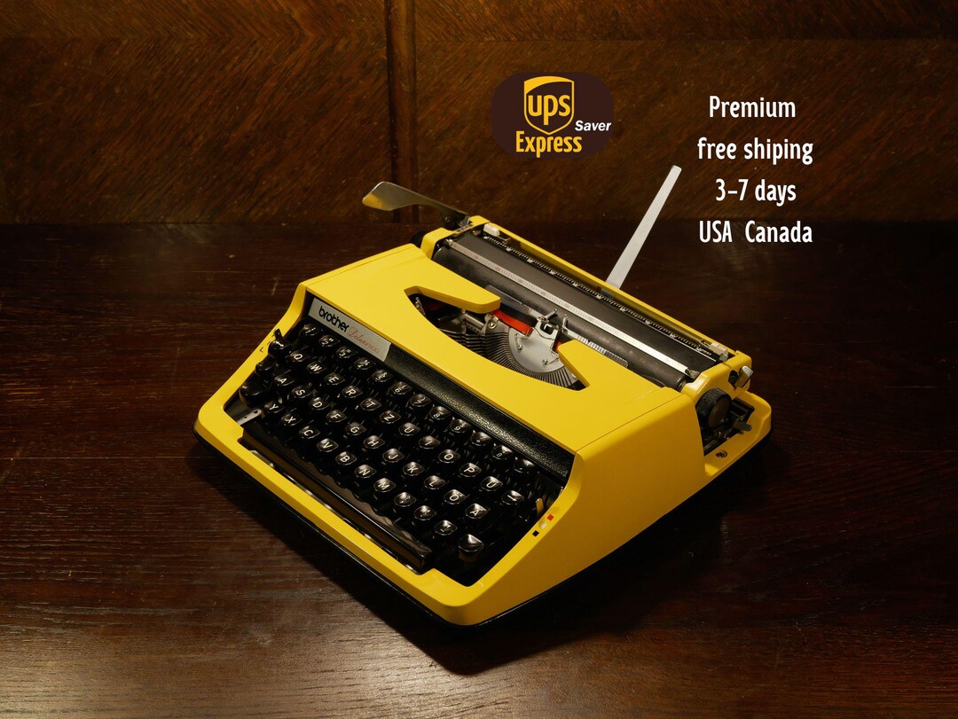 Typewriter Brother Deluxe 800 Vintage Portable Made in Japan, Classic ...