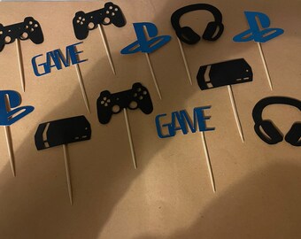 Playstation Cupcake Toppers - Etsy UK