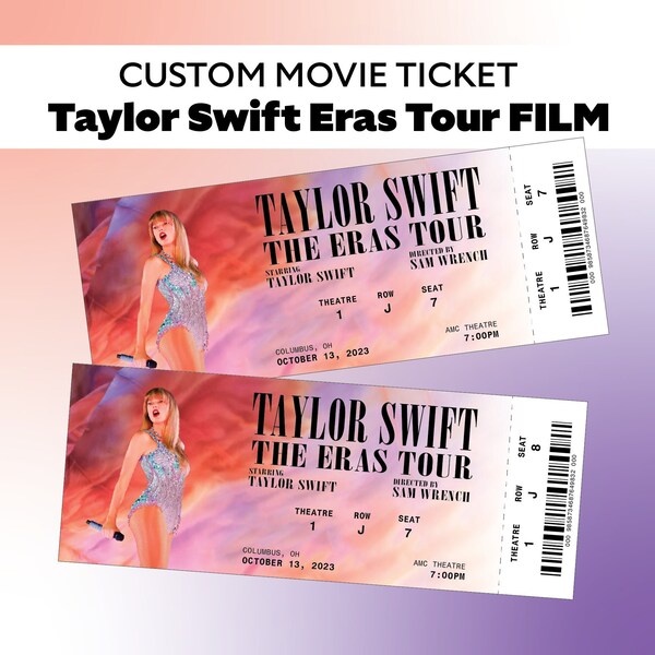 Movie Ticket - Etsy