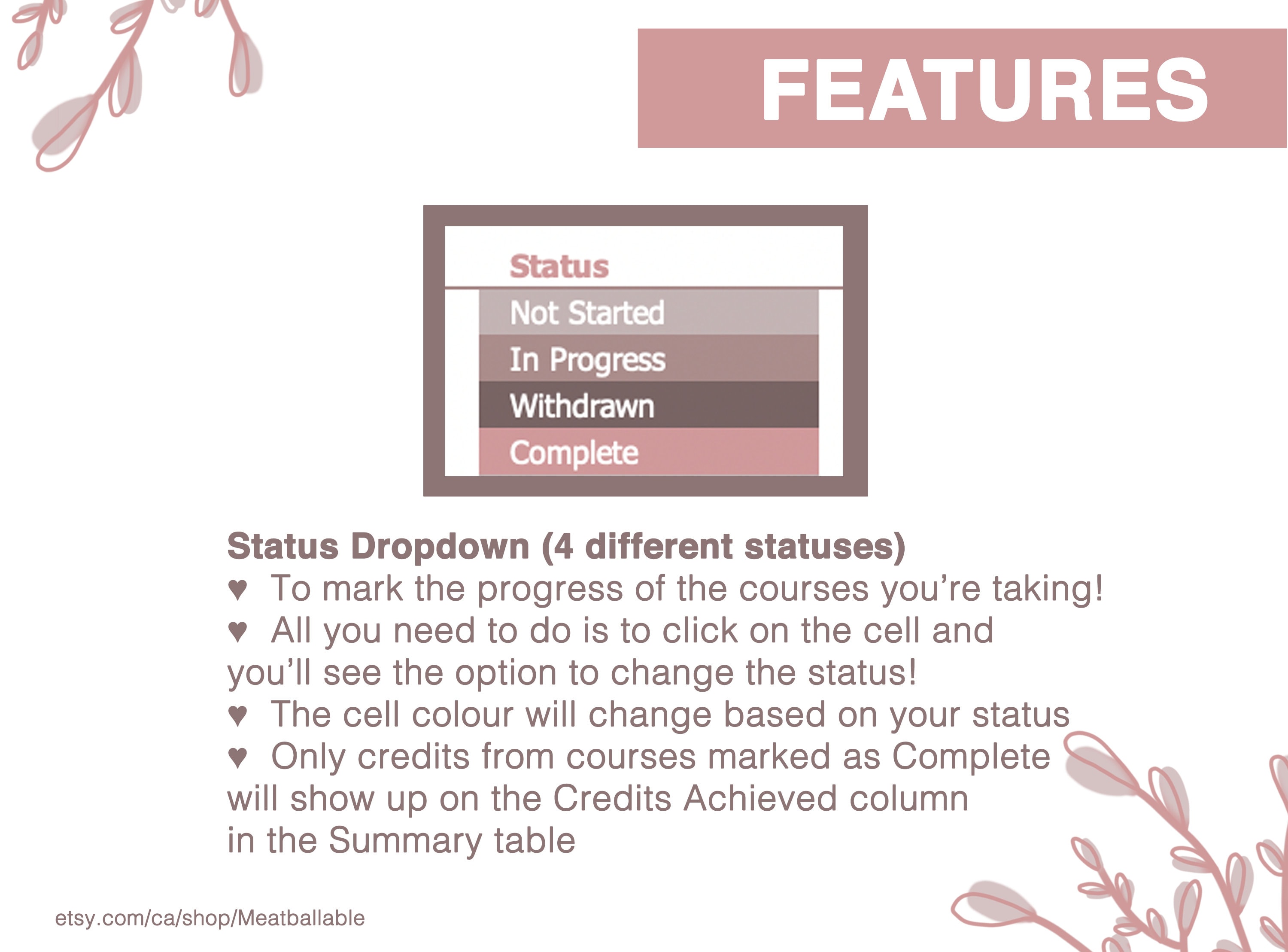 College Credit Tracker Spreadsheet | Excel | University Graduation ...