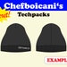 Beanie Toque Mockup Pack: Vector Fashion Design Sketches (AI, SVG, PDF ...