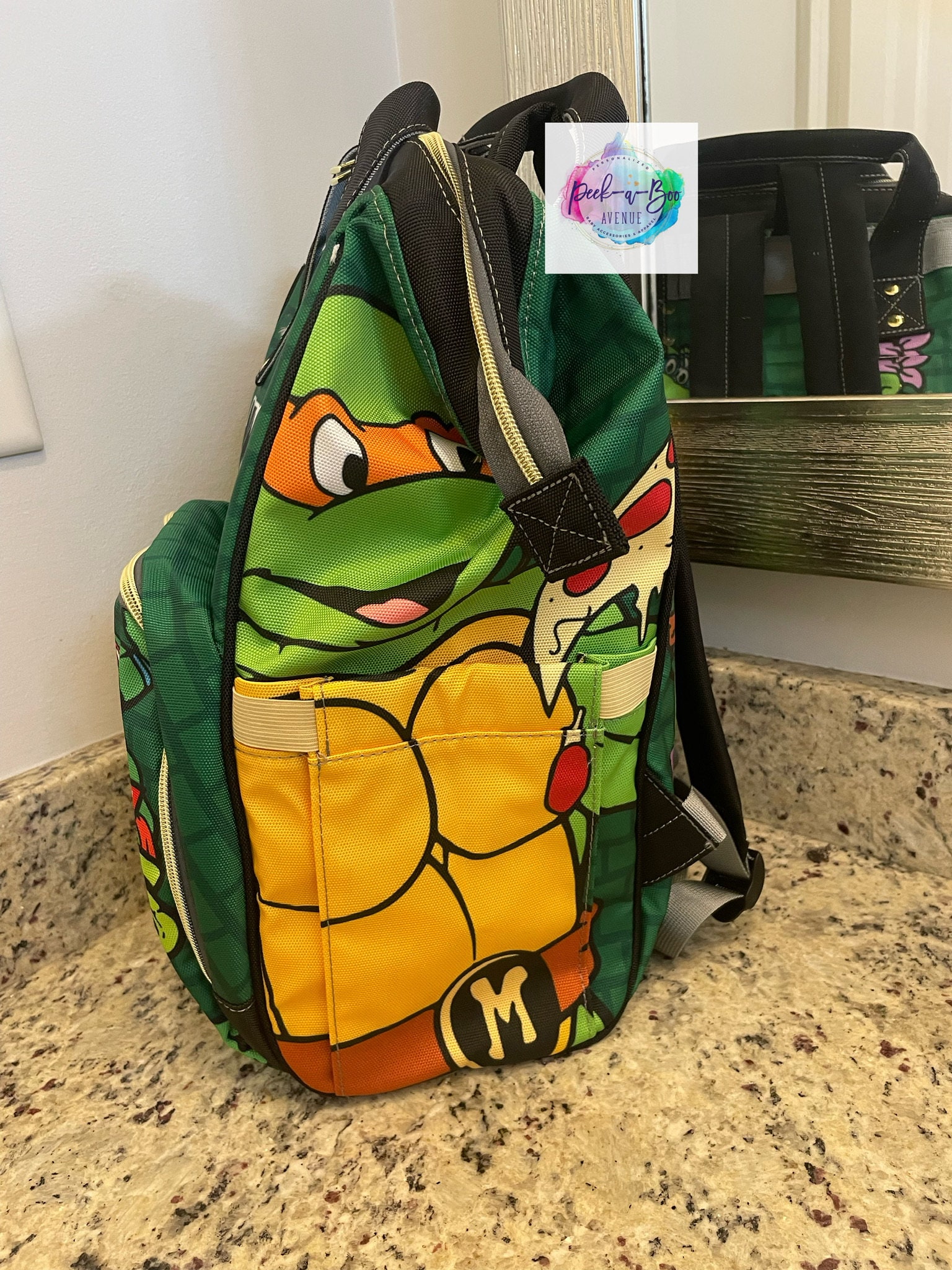 Ninja Turtle Diaper Bag - Etsy