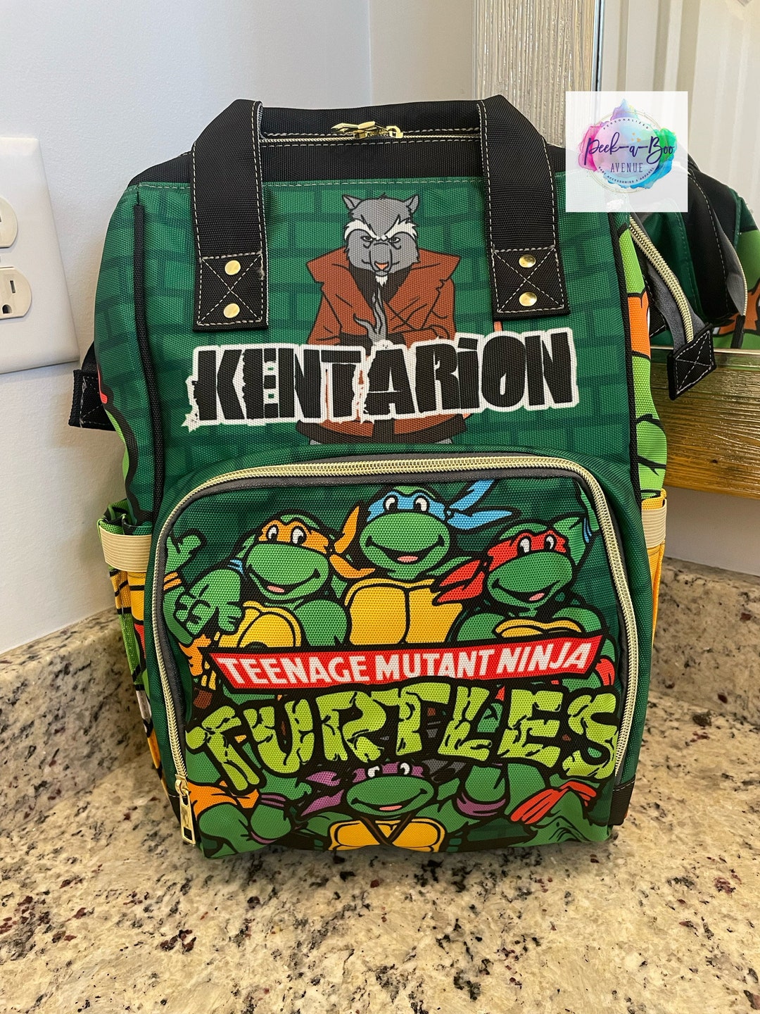 Ninja Turtle Diaper Bag - Etsy