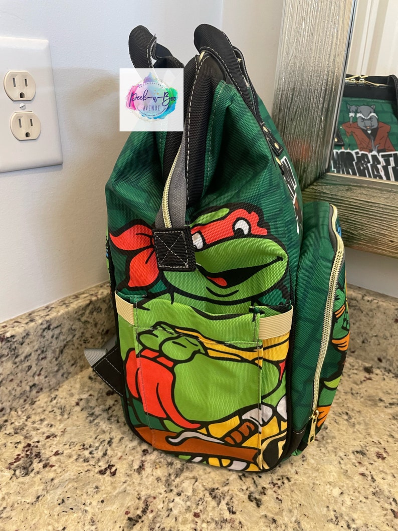 Ninja Turtle Diaper Bag - Etsy