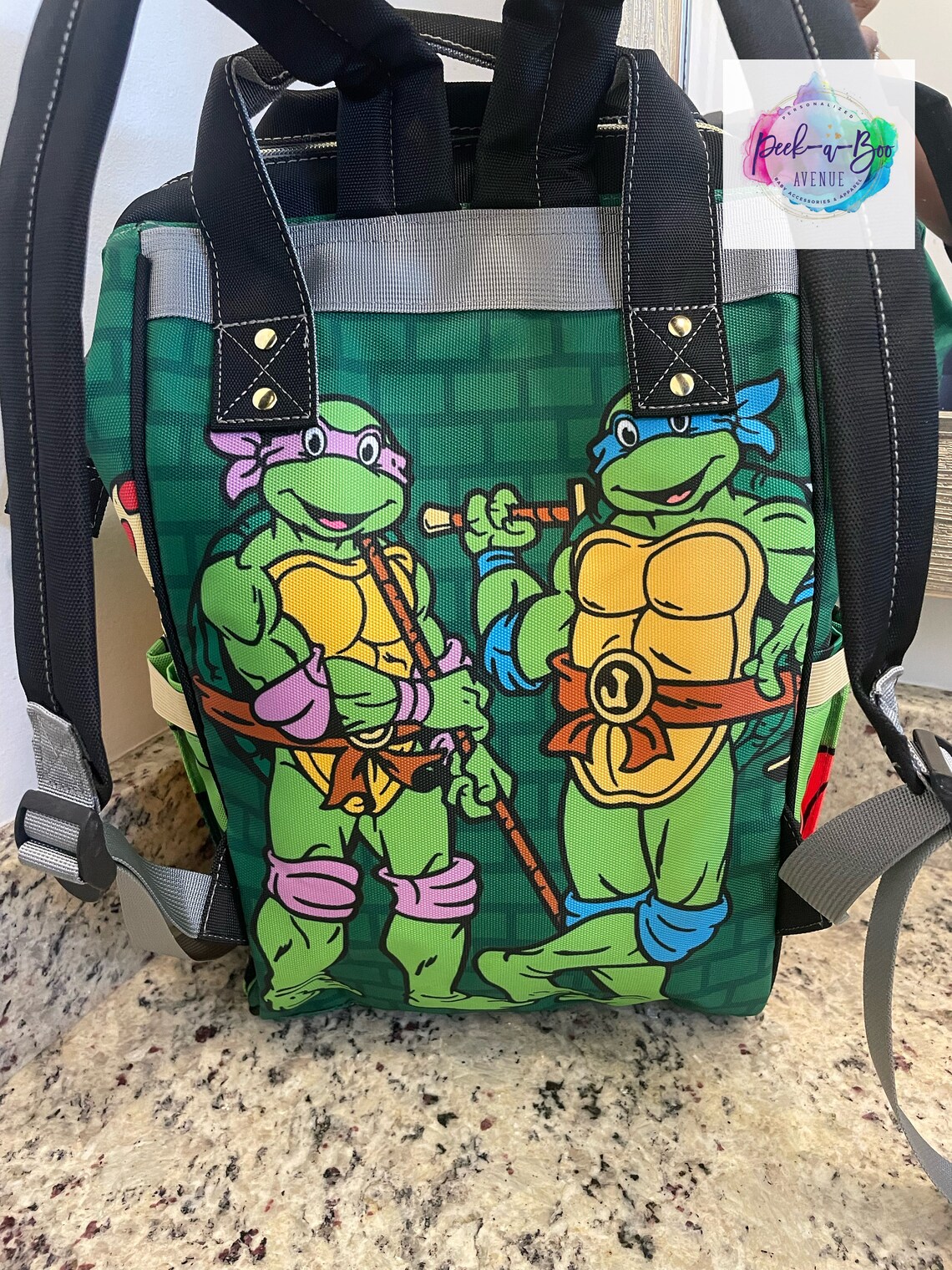 Ninja Turtle Diaper Bag - Etsy