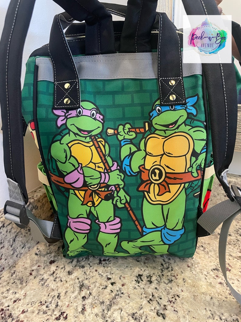 Ninja Turtle Diaper Bag - Etsy
