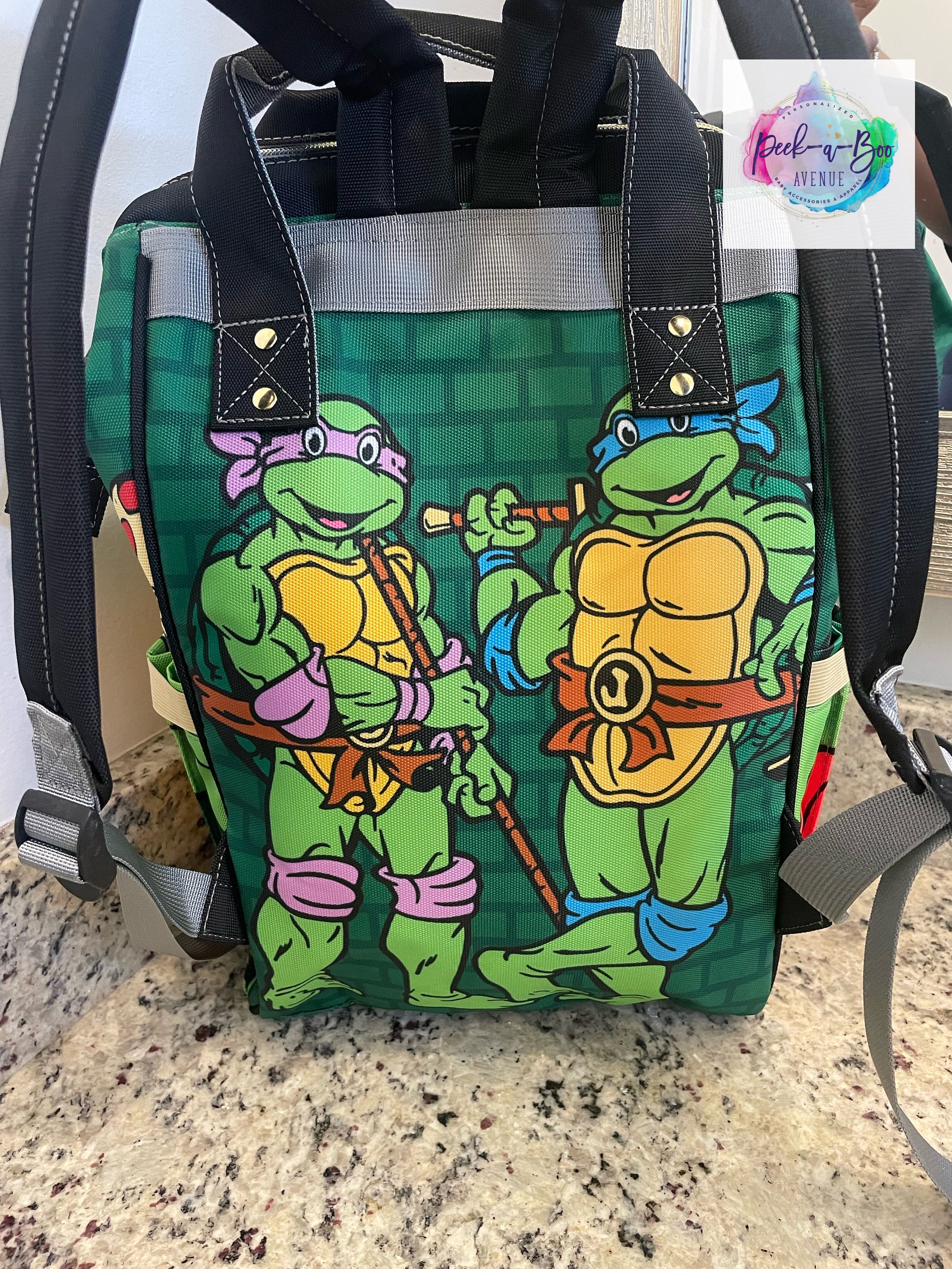 Ninja Turtle Diaper Bag - Etsy