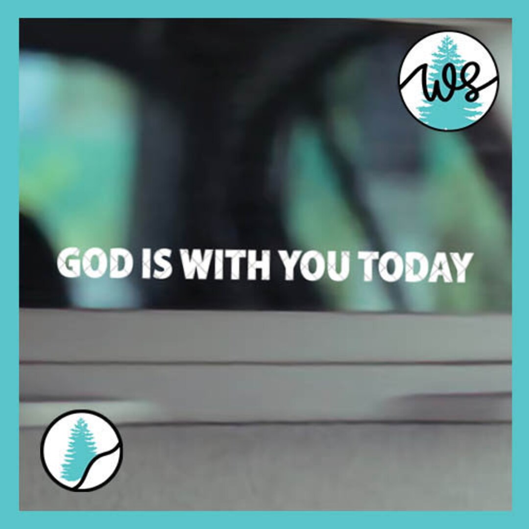 Car Mirror Decal, Bible Verse Decal, Inspirational Decal, Mirror Decal ...