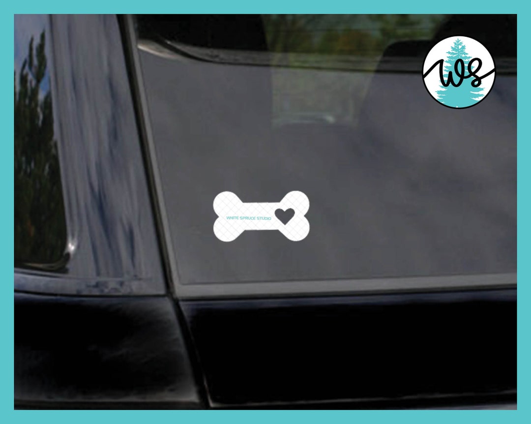 Dog Bone Decal, Dog Bone Vinyl Decal, Vinyl Decal Dog Bone, Vinyl Dog ...