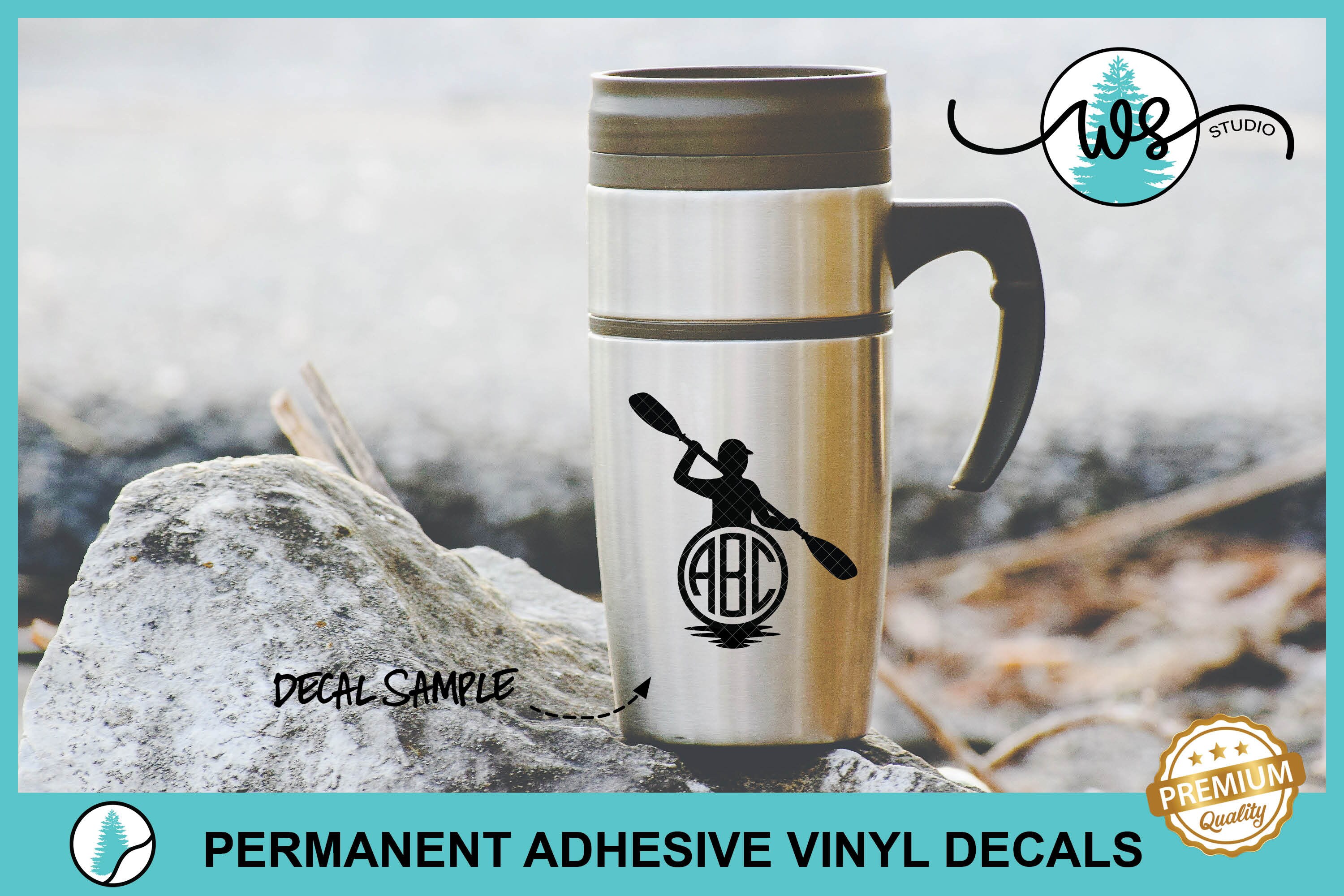 Custom Kayak Decal Custom Kayak Monogram Decal Personalized - Etsy