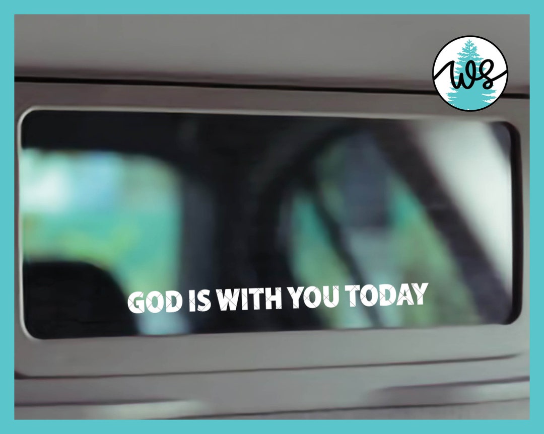 Car Mirror Decal Bible Verse Decal Inspirational Decal - Etsy