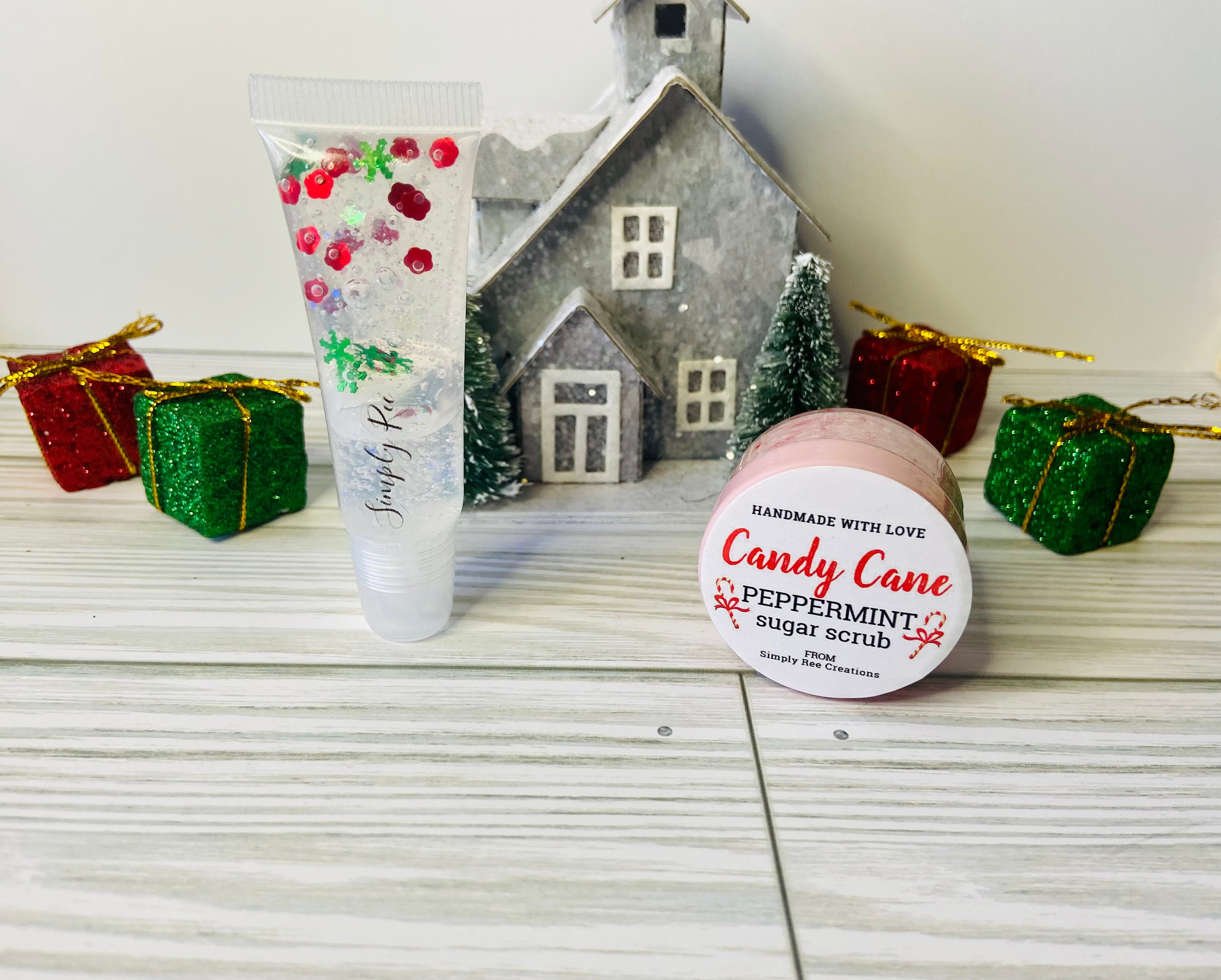 Candy Cane Lip Scrub - Etsy