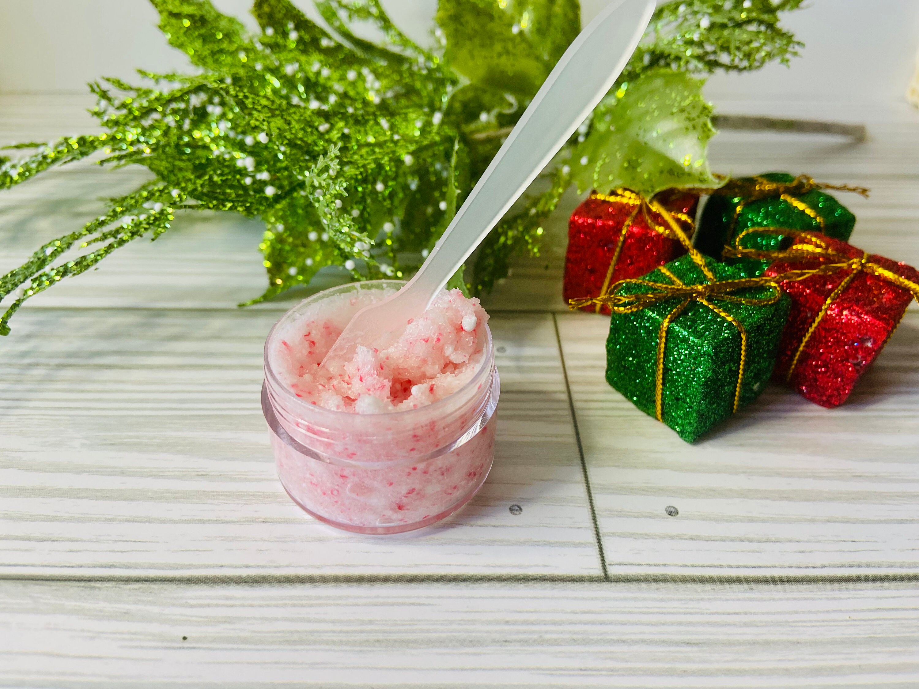 Candy Cane Lip Scrub - Etsy