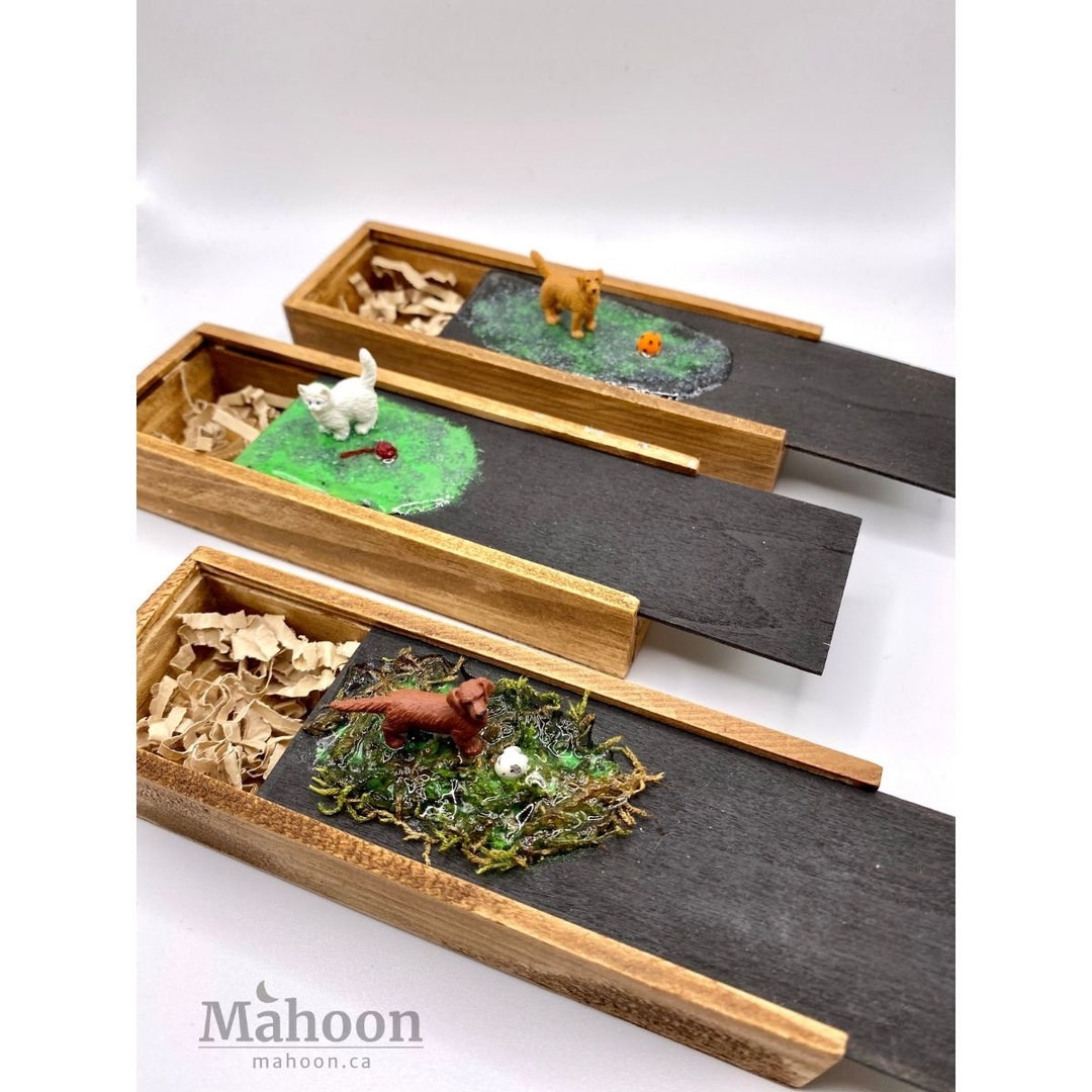 Dog & Cat Gift Box Personalized Wooden Box With Lid Jewelry Box - Etsy