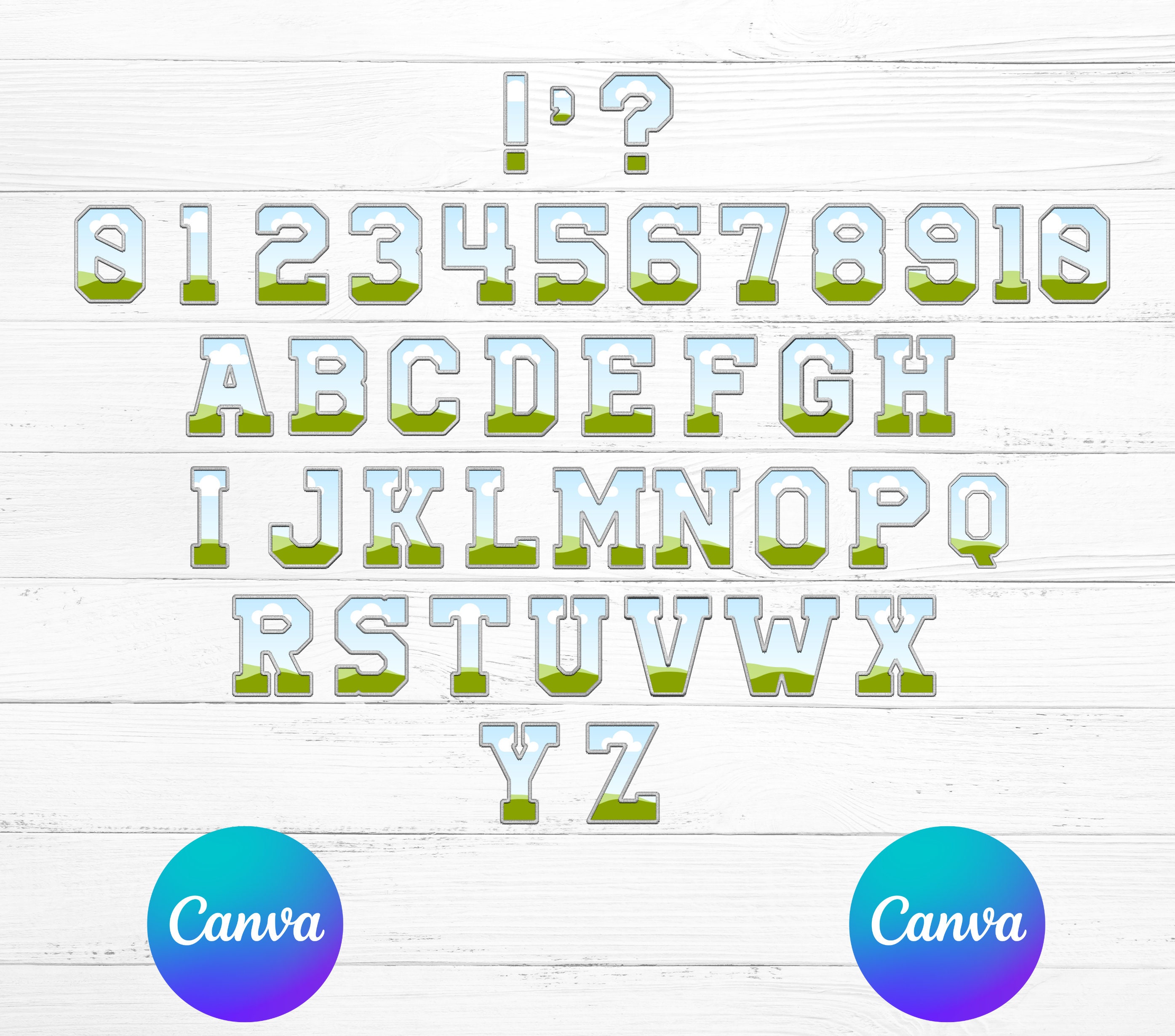 Digital Stitch Alpha PNG, Faux Embroidery Applique Patch Letters ...