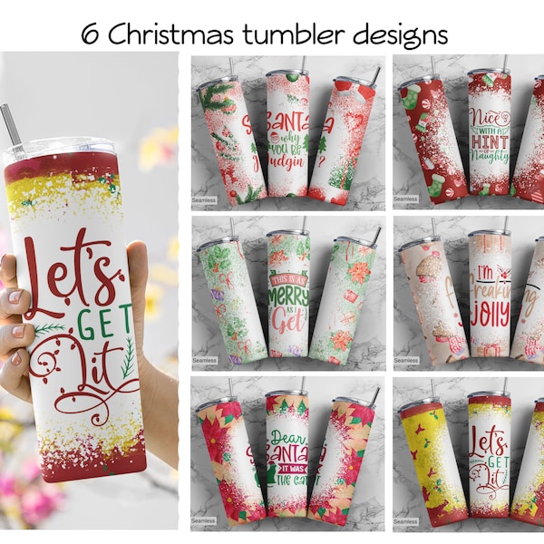 Christmas Tumbler - Etsy