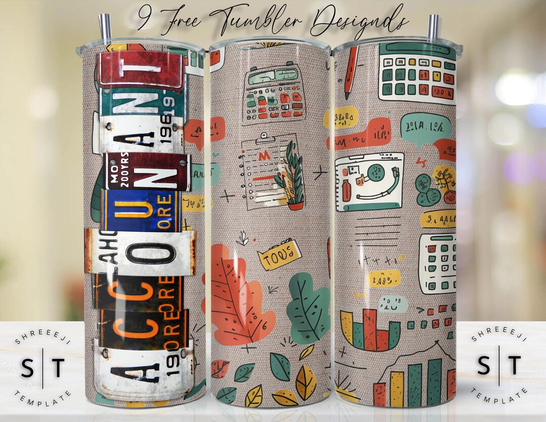 Accountant 20oz Tumbler, Mom Messy Tumbler,accounting Life,acoountant ...