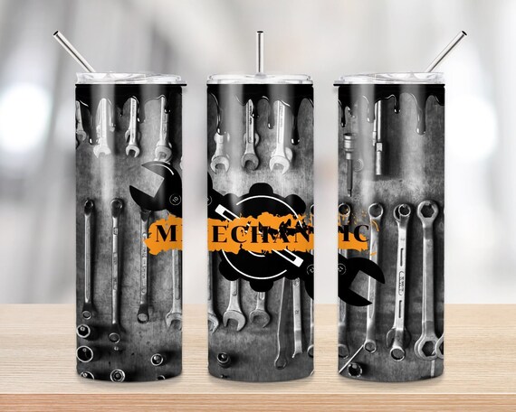 Mechanic Tumbler Design for Men Sublimation Designs | Etsy
