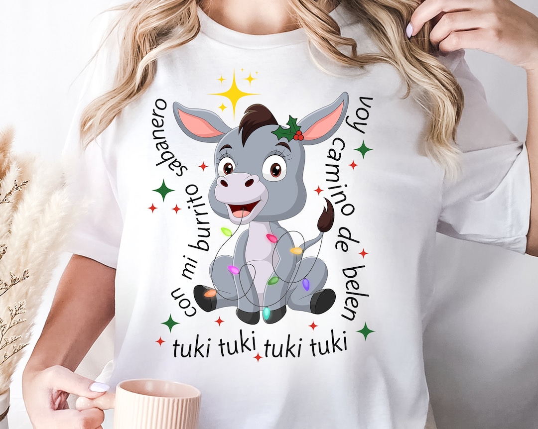 Mi Burrito Sabanero Mexican PNG, Feliz Navidad Digital Download, Tuki ...