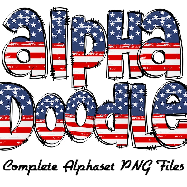 Patriotic Letters - Etsy