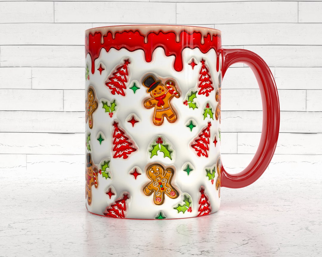 Christmas Ginger Cookies Mug Sublimation Template - Sublimation Designs ...
