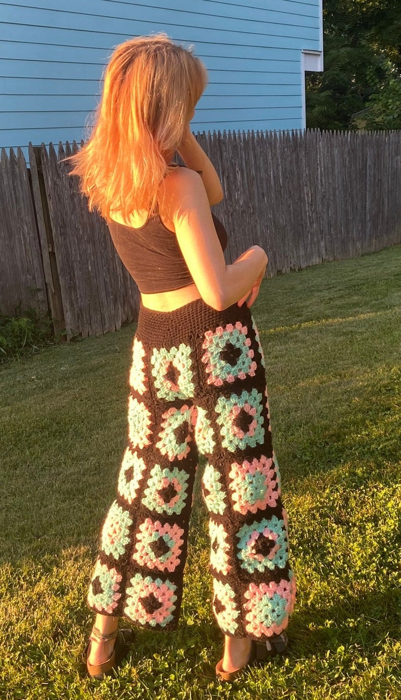 Crochet Pattern- Granny Square Pants - Etsy