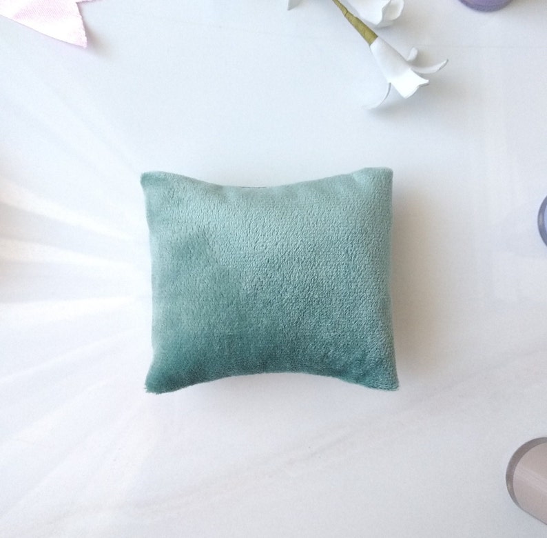 Sage Green Velvet Watch Pillow, Watch Box Pillows, Bracelets Pillow ...