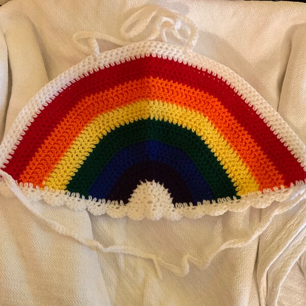 Rainbow Crop Top - Etsy